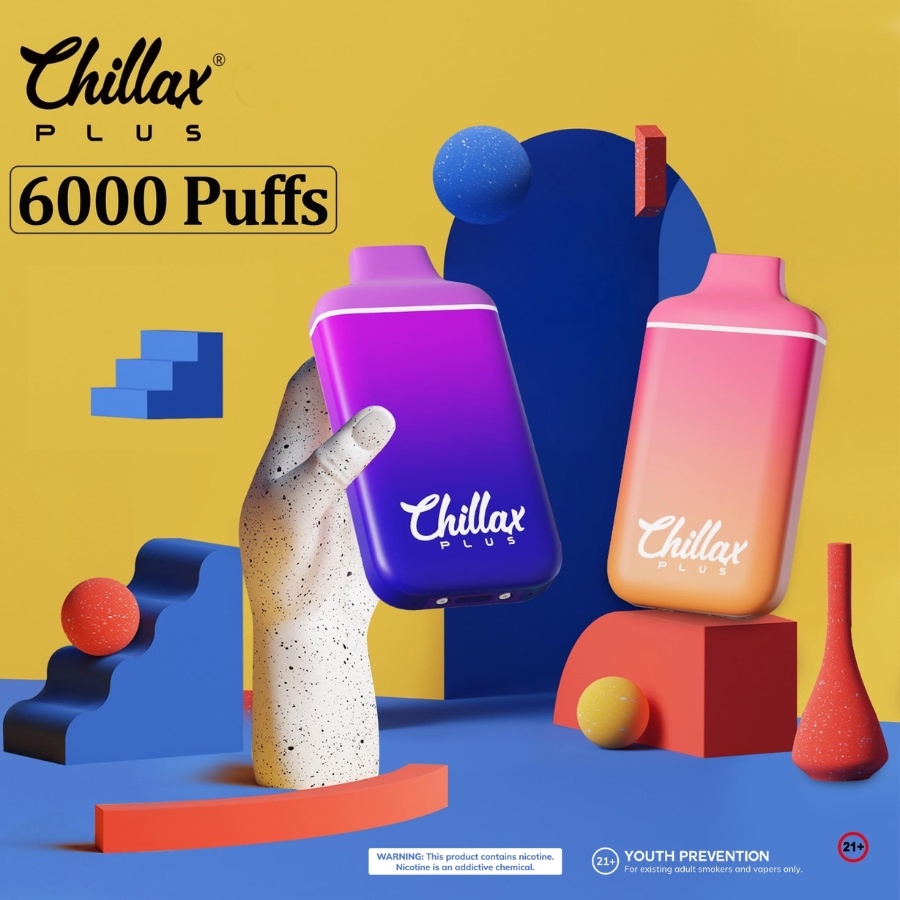 Chillax Plus 6000 Puffs Disposable Legit puffmaster (Rechargeable ...