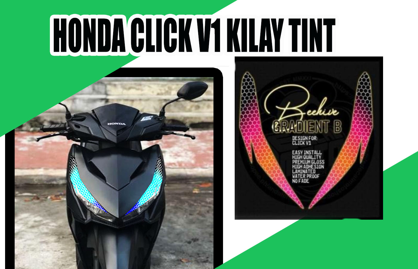 HONDA CLICK V1 KILAY TINT / CLICK VERSION 1 ACCESSORIES / ACCESSORIES ...
