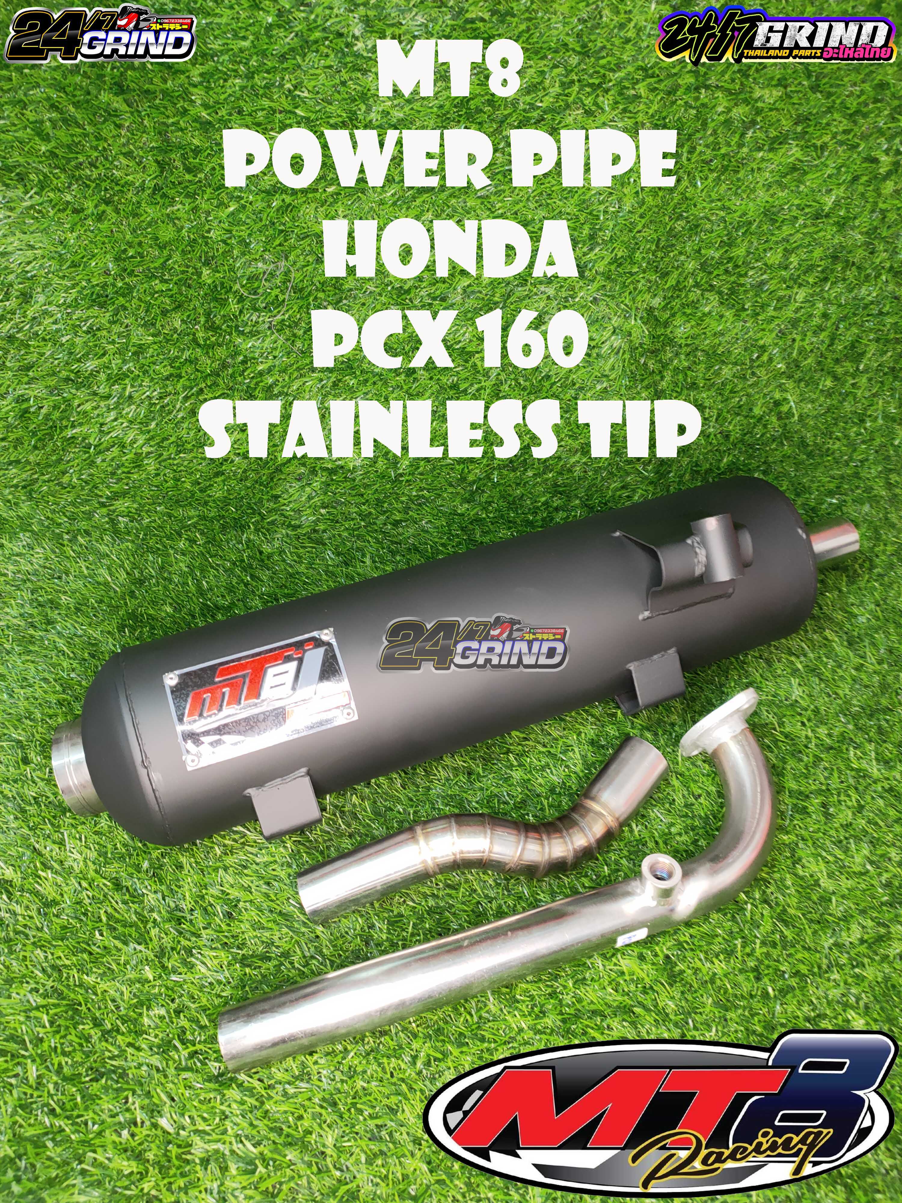 MT8 POWER PIPE HONDA PCX 160 STAINLESS TIP THAILAND MADE | Lazada PH
