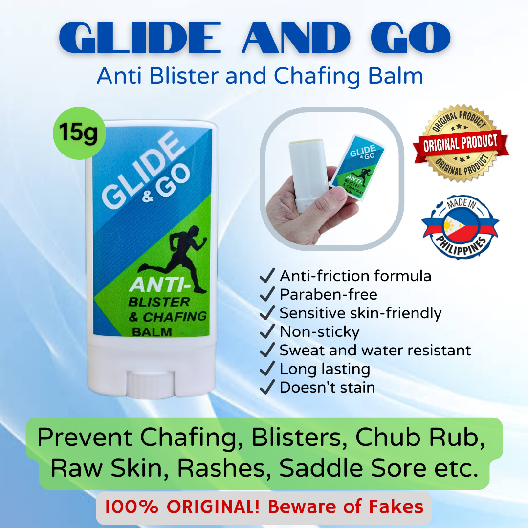 Glide and Go Anti Blister and Chafing Balm Stick 15g Sports Body Balm ...