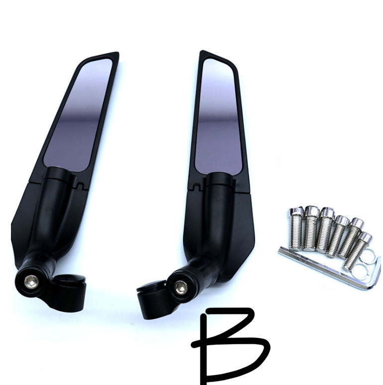 REYGEAK Handle Bar Winglet Universal Side Mirror Nk400 400 Nk 400 RS200 ...