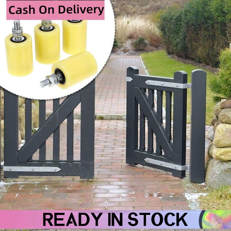 DK COD 2PCS 50x100mm Sliding Gate Top Guide Roller with Ball Bearings ...