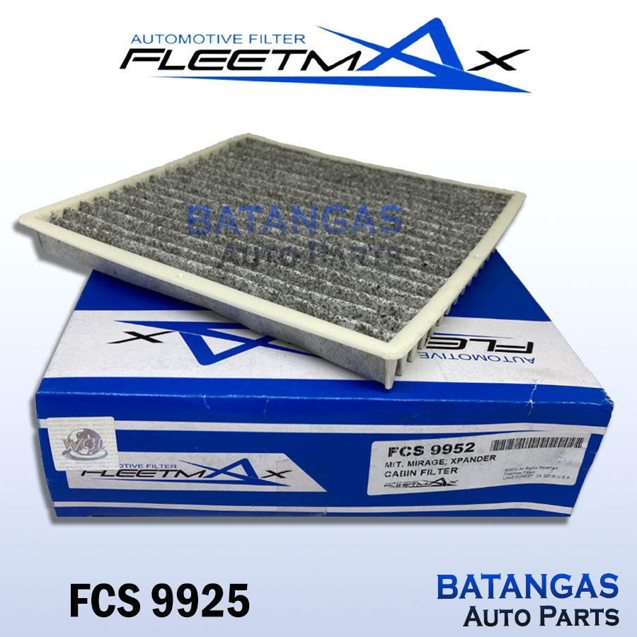AIRCON FILTER MITSUBISHI XPANDER / MIRAGE 2012-2021 FLEETMAX CHARCOAL ...