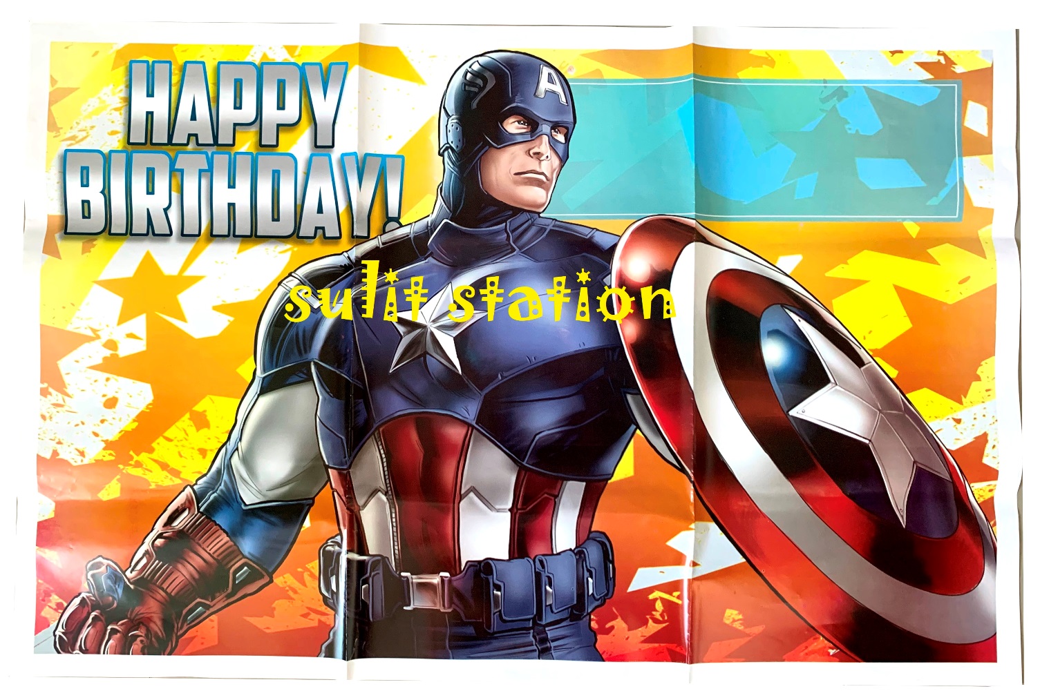 SUPER HERO AVENGERS CAPTAIN shield AMERICA THEMED BIRTHDAY PARTY ...