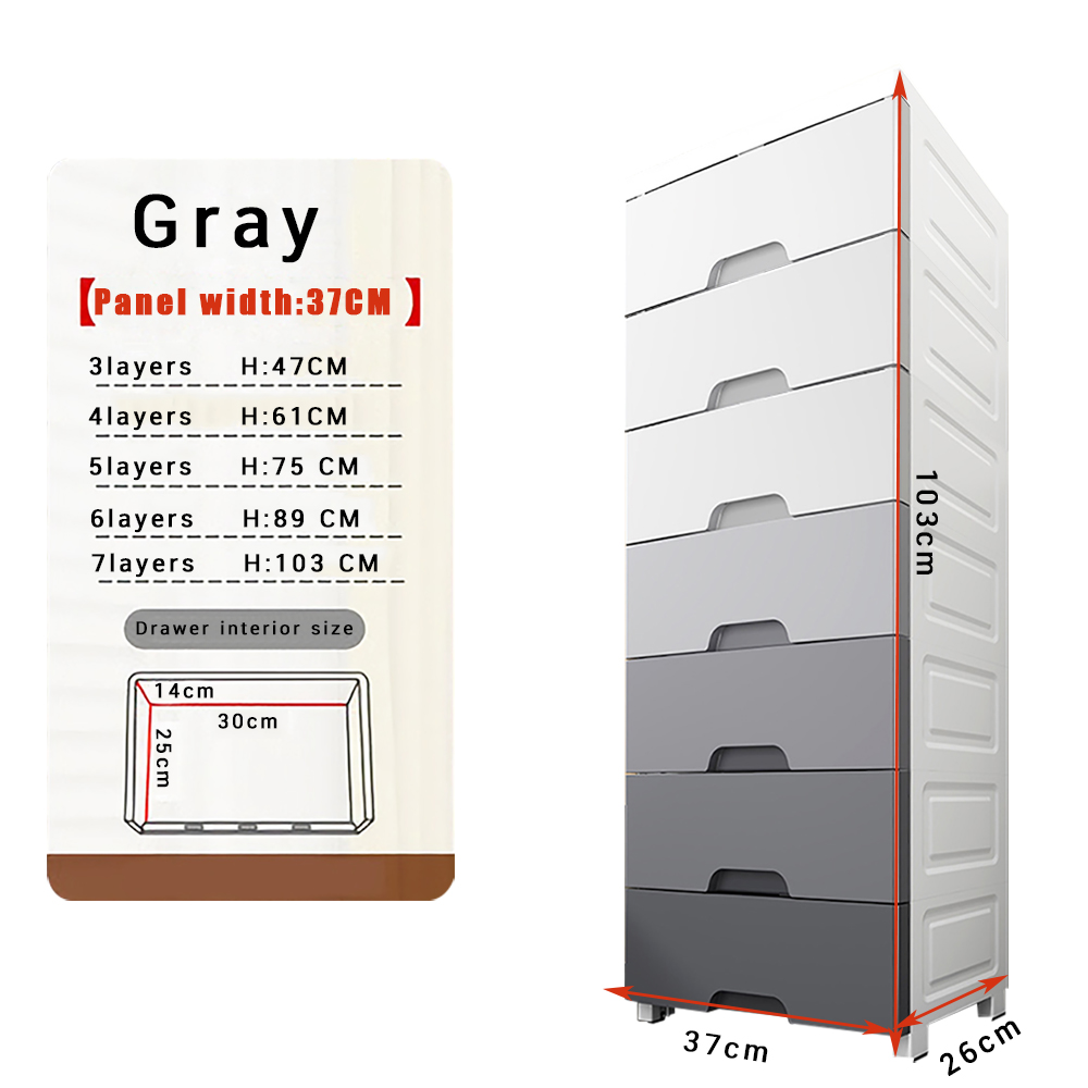 Home Storage Cabinet Drawers Simple Plastic Chest Drawers Drawer ...