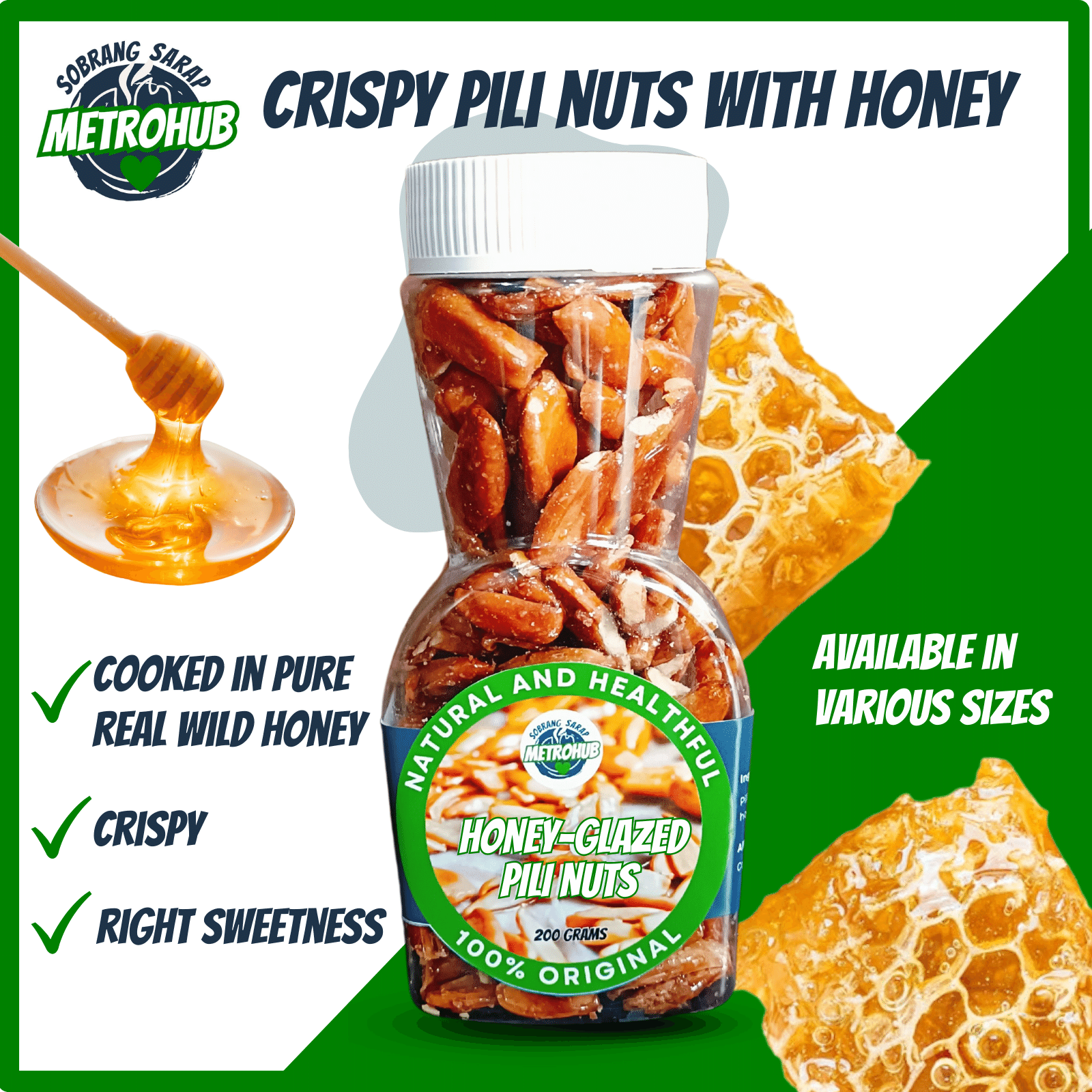 Crispy Pili Nuts Honey Glazed in a Bottle Caramelized Pili Nuts Pasalubong | Lazada PH