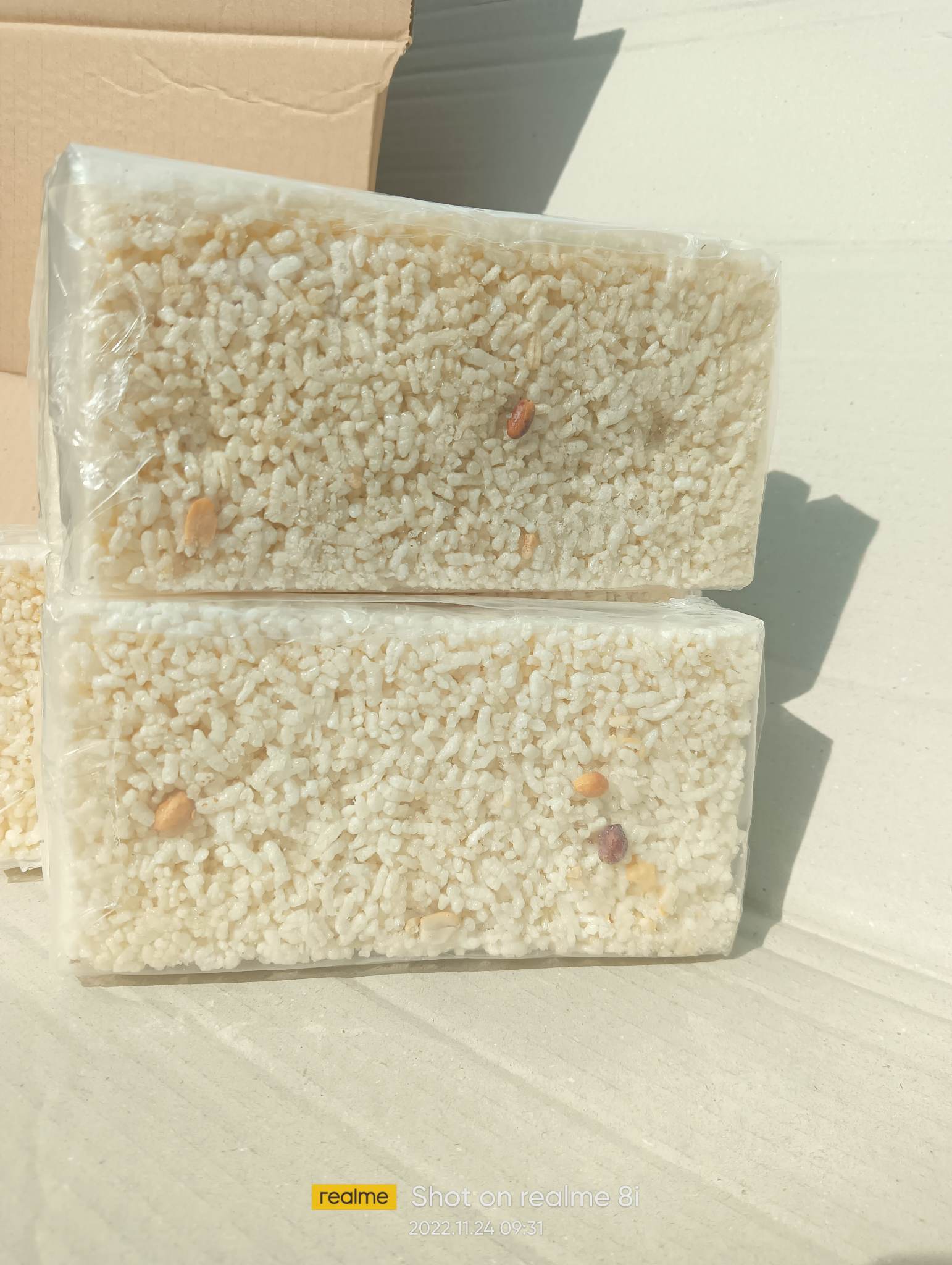 Cebu Carcar Special Ampao(sweet puffed rice)110 grams to150 grams each ...