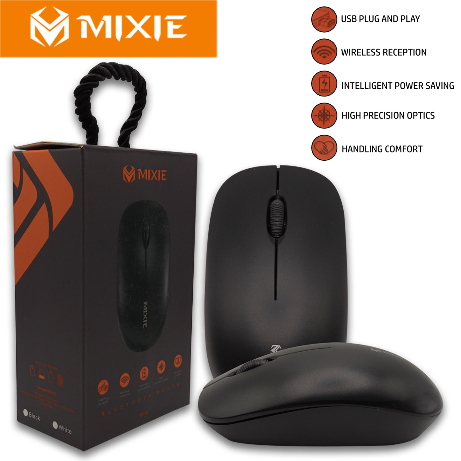 Mixie R516 Bluetooth Mouse up to 1000DPI | Lazada PH
