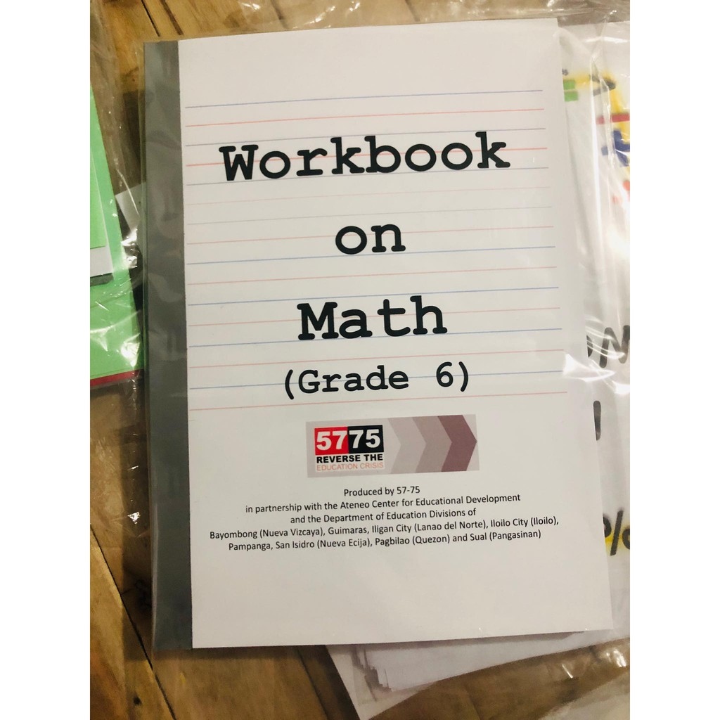 K12 Grade 1 2 3 4 5 6 Workbook Module English Math Science Colored ...
