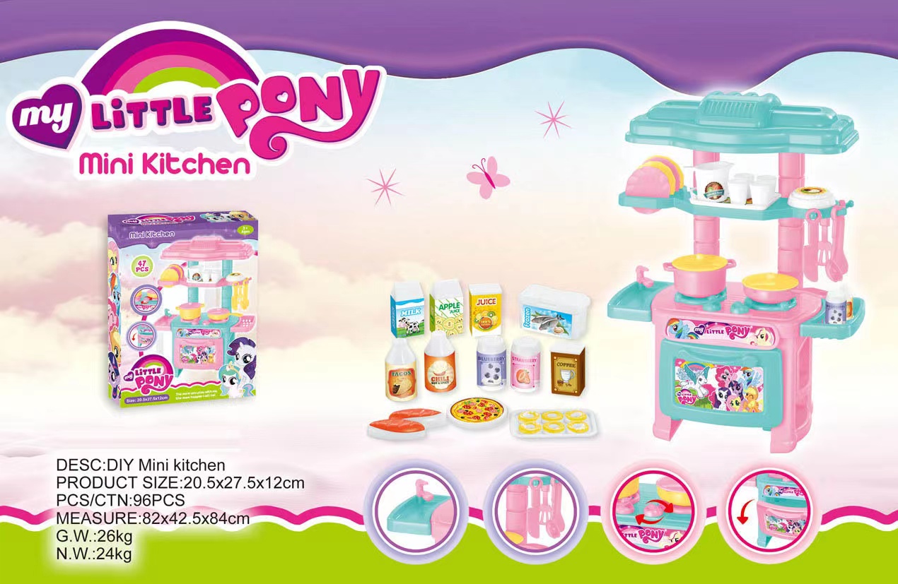 RL Character Mini Kitchen Toys Utensils Pretend Cooking Role Play Set ...