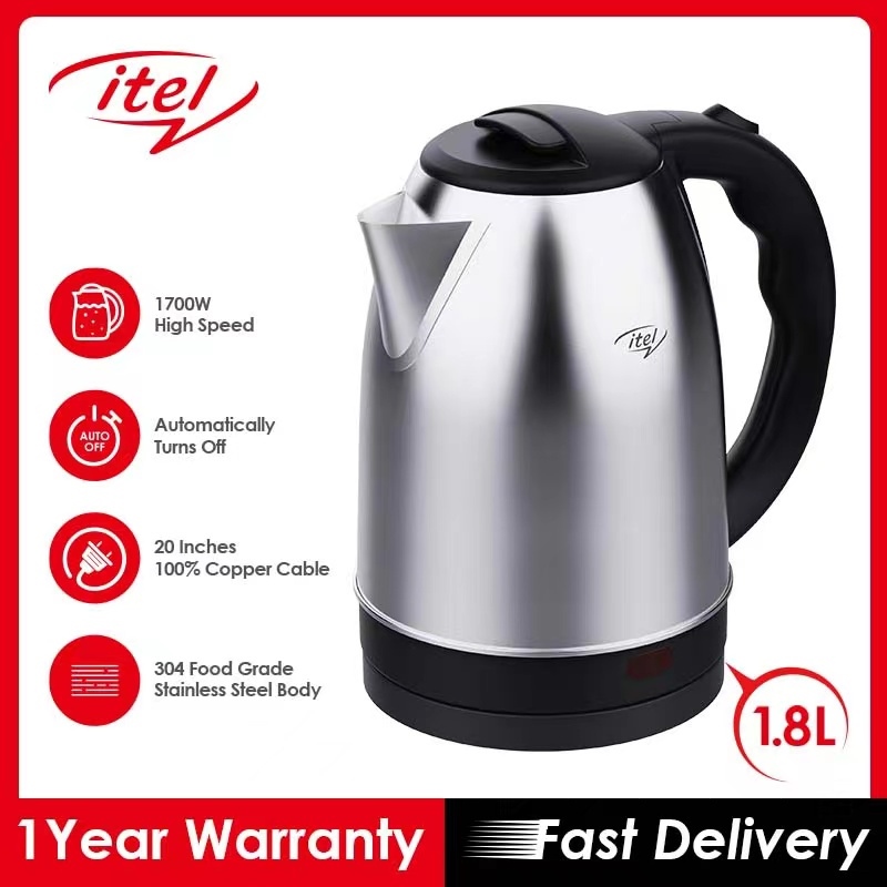 ITEL 1.7L Electric Kettle | Lazada PH