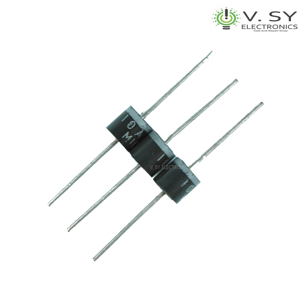 3pcs. 10A10 10Amp 1000V 10A 1KV R-6 MIC General Purpose Axial Rectifier ...