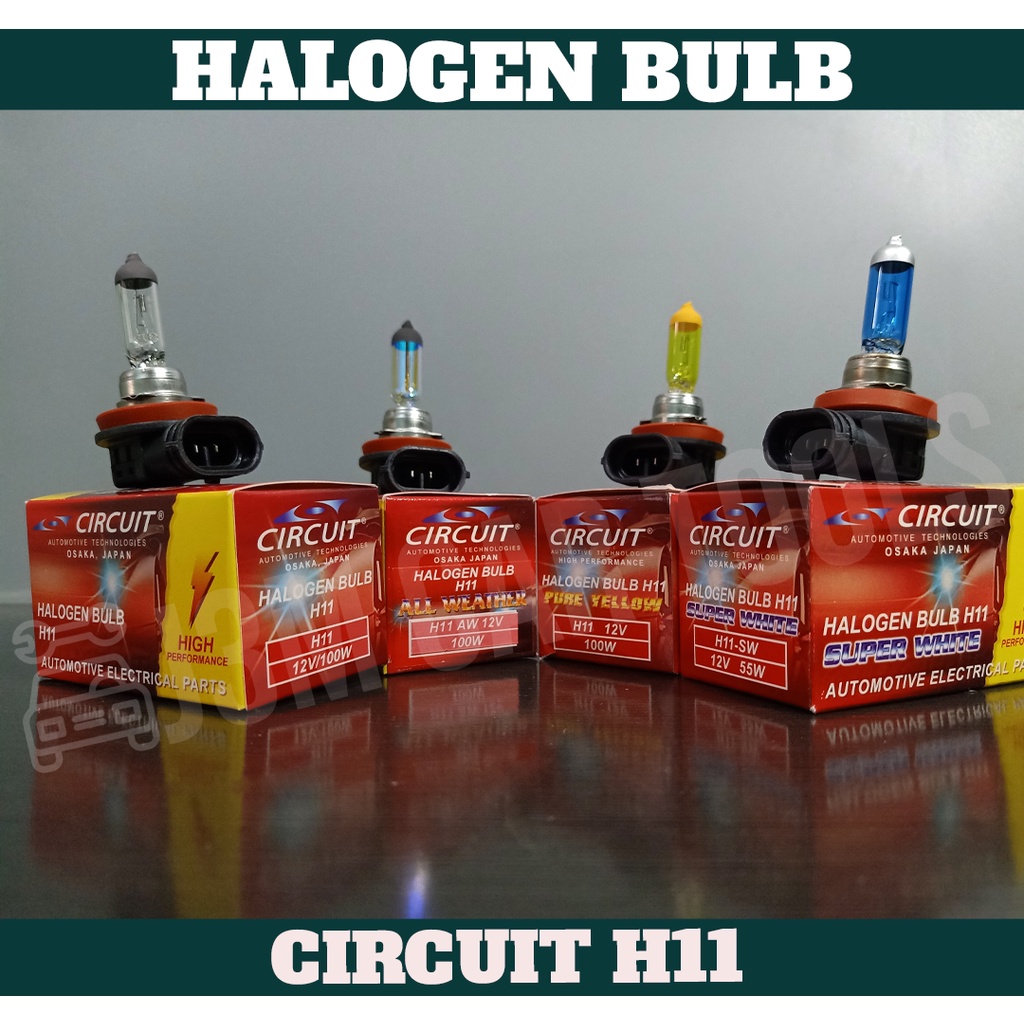 Halogen Bulb Circuit H11 12v 55w /100w ; 24v 70w | Lazada PH