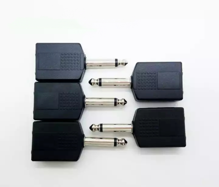 1 PC PL55 Jack to PL55 2 female Mono Plug Adapter | Lazada PH