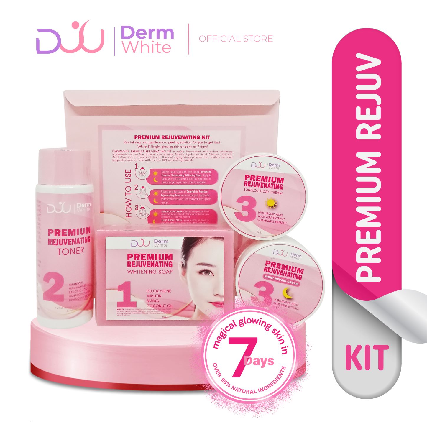 DermWhite Premium Rejuvenating Facial Kit | Lazada PH