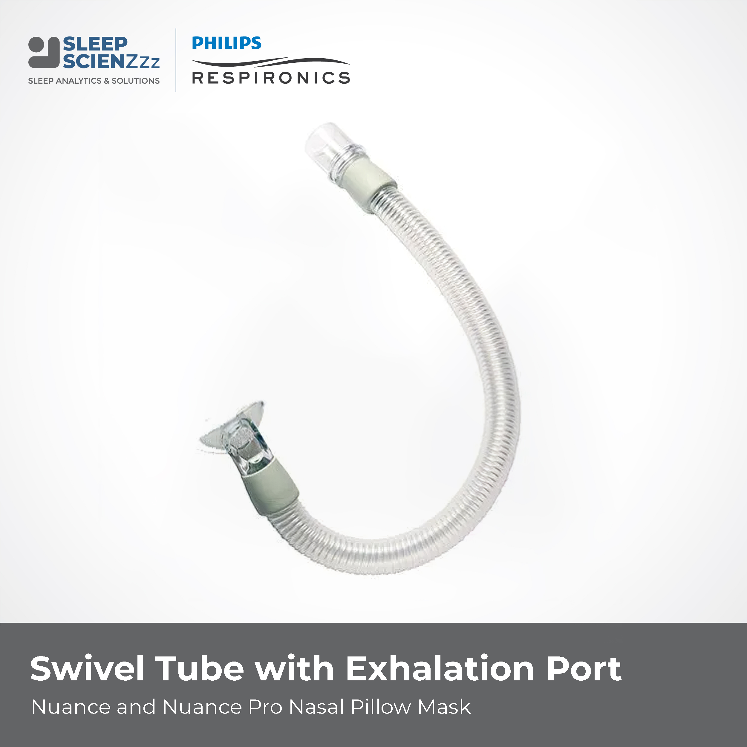 Swivel Tube with Exhalation Replacement Port - Nuance & Nuance Pro ...
