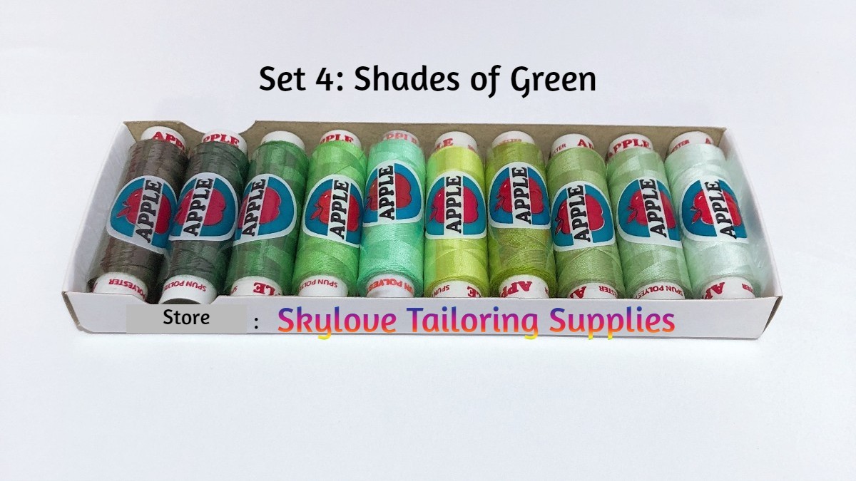 Apple Sewing Thread 100 Meters Sold per Box | Sinulid | Apple Spun ...