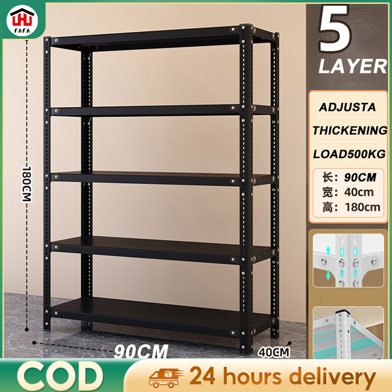Steel Rack Multi Boltless Metal Shelf 5 layer Heavy Duty Storage ...