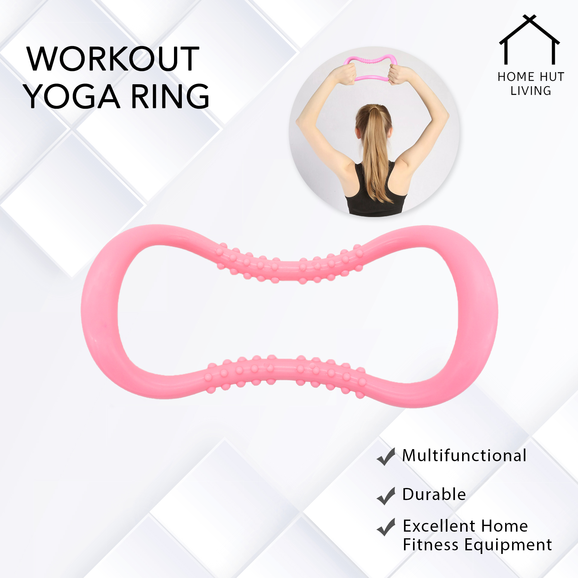 (OA-06) Yoga Ring Muscle Relaxation Small Portable Massage | Lazada PH