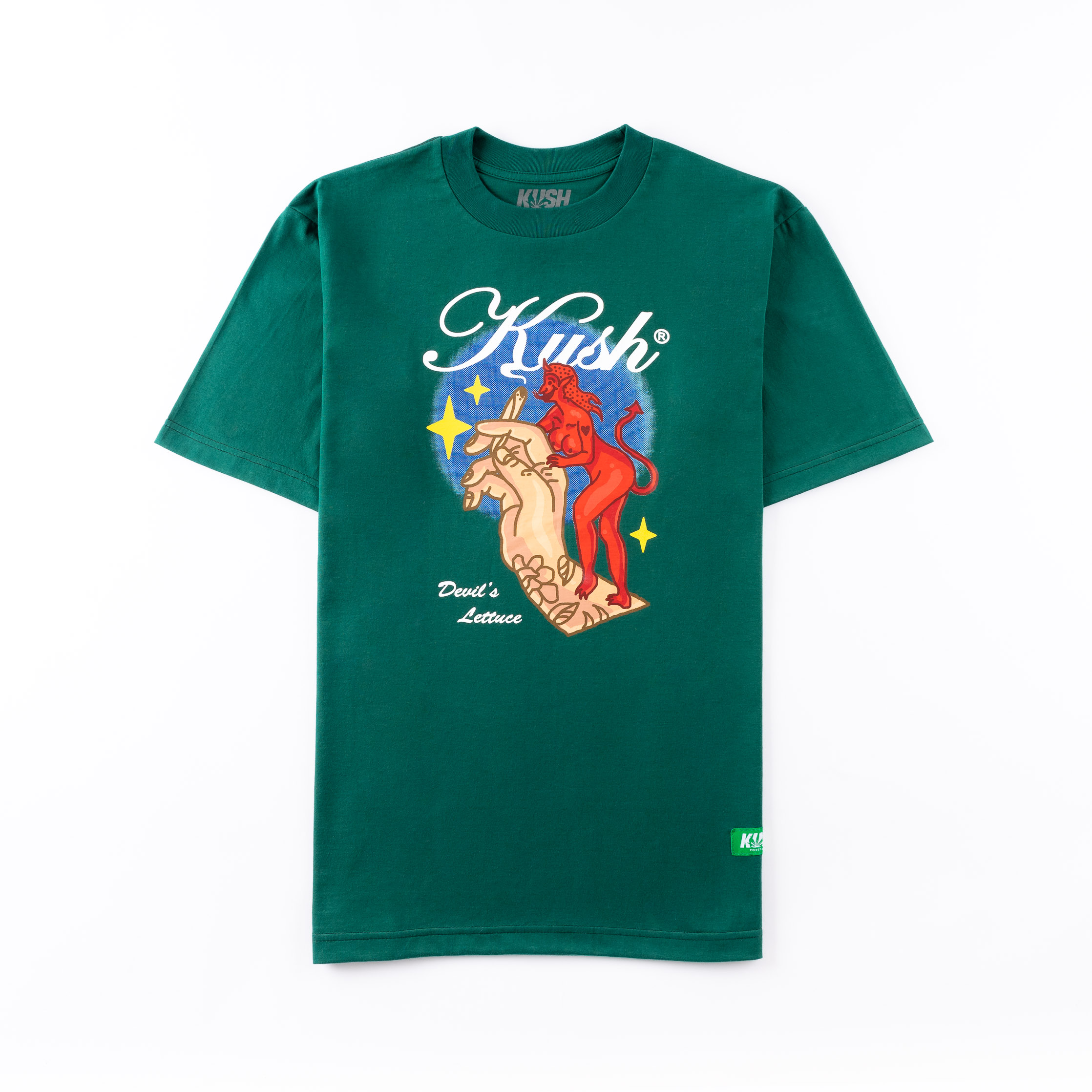 KUSH Co. DEVIL'S LETTUCE (Green) Classic T-Shirt | Lazada PH