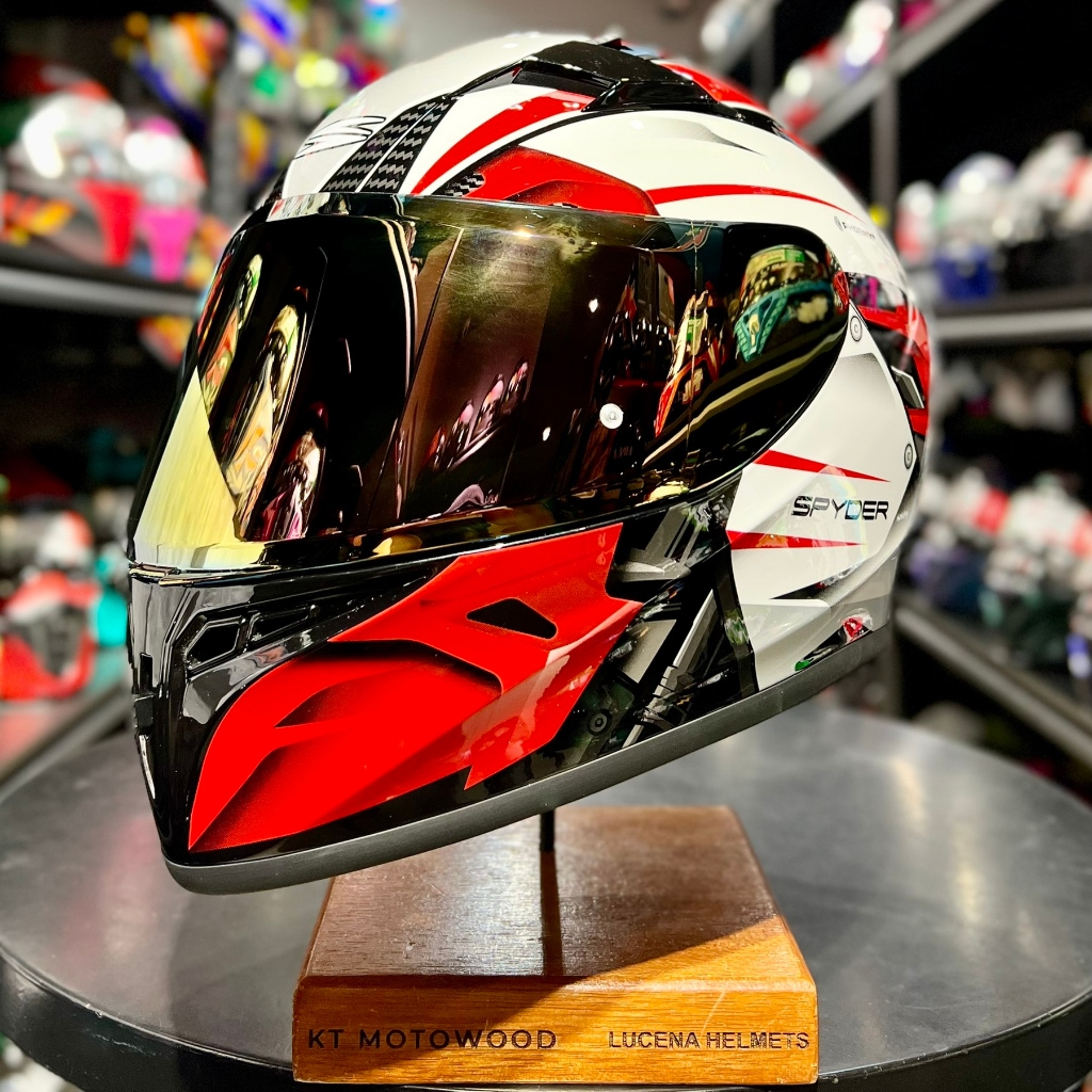 【COD】 SPYDER Phoenix S2 Full Face Single Visor Helmet w/ FREE EXTRA ...