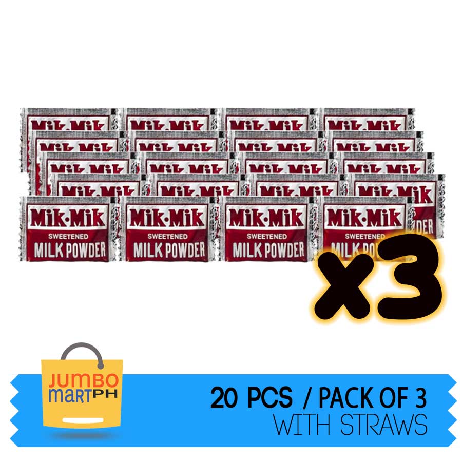 MIK-MIK SWEETENED MILK POWDER 20 PCS / PACK OF 3 | Lazada PH