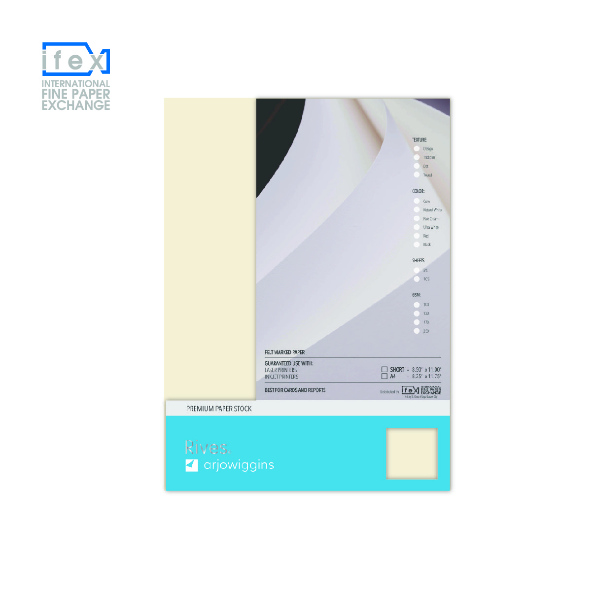 Rives Specialty Paper 120gsm (A4) 10 Sheets/Pack (Min. Order 5 Packs ...