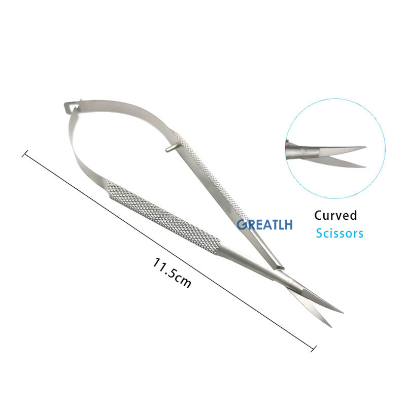 Sandi Stainless Steel Ophthalmic Needle Holders s Forceps Ophthalmic ...