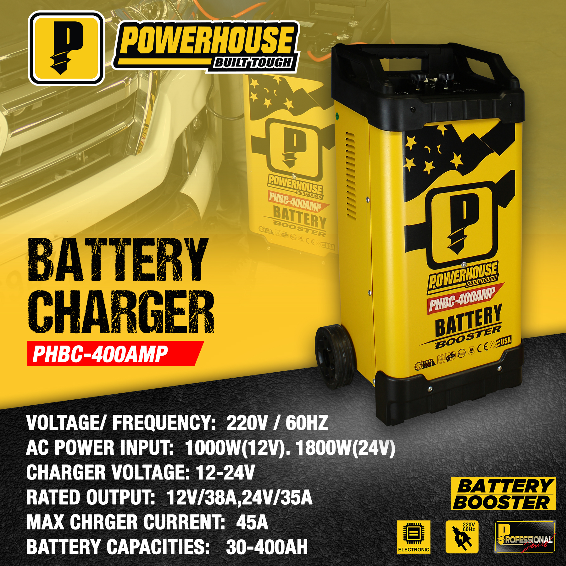 POWERHOUSE Battery Charger Tower 400A | 600A SOLD PER PIECE PHI | Lazada PH