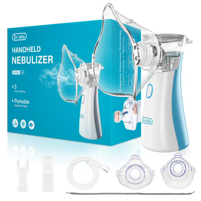 Dr.Isla N9 Rechargeable Portable Nebulizer Handheld Kids Adult Atomizer ...