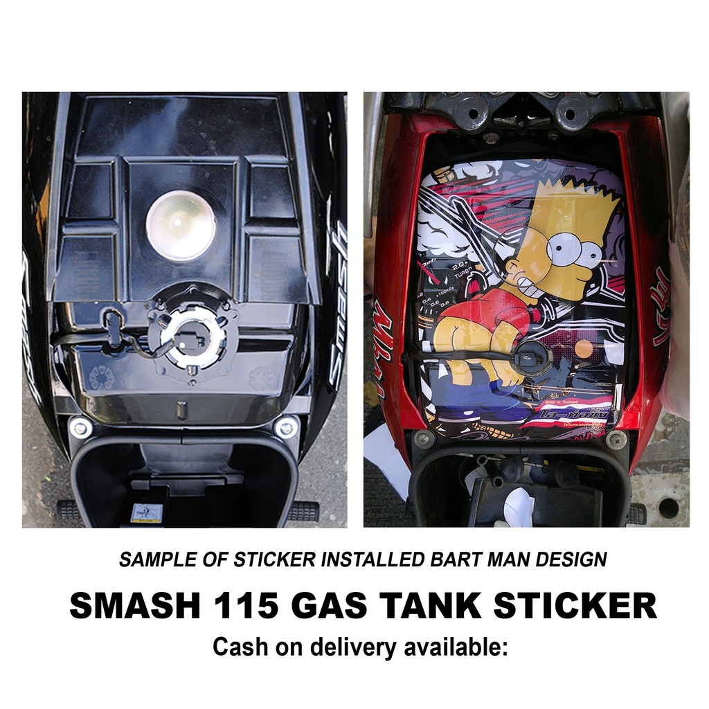 SUZUKI SMASH GAS TANK STICKER MAMBA ej cycle | Lazada PH