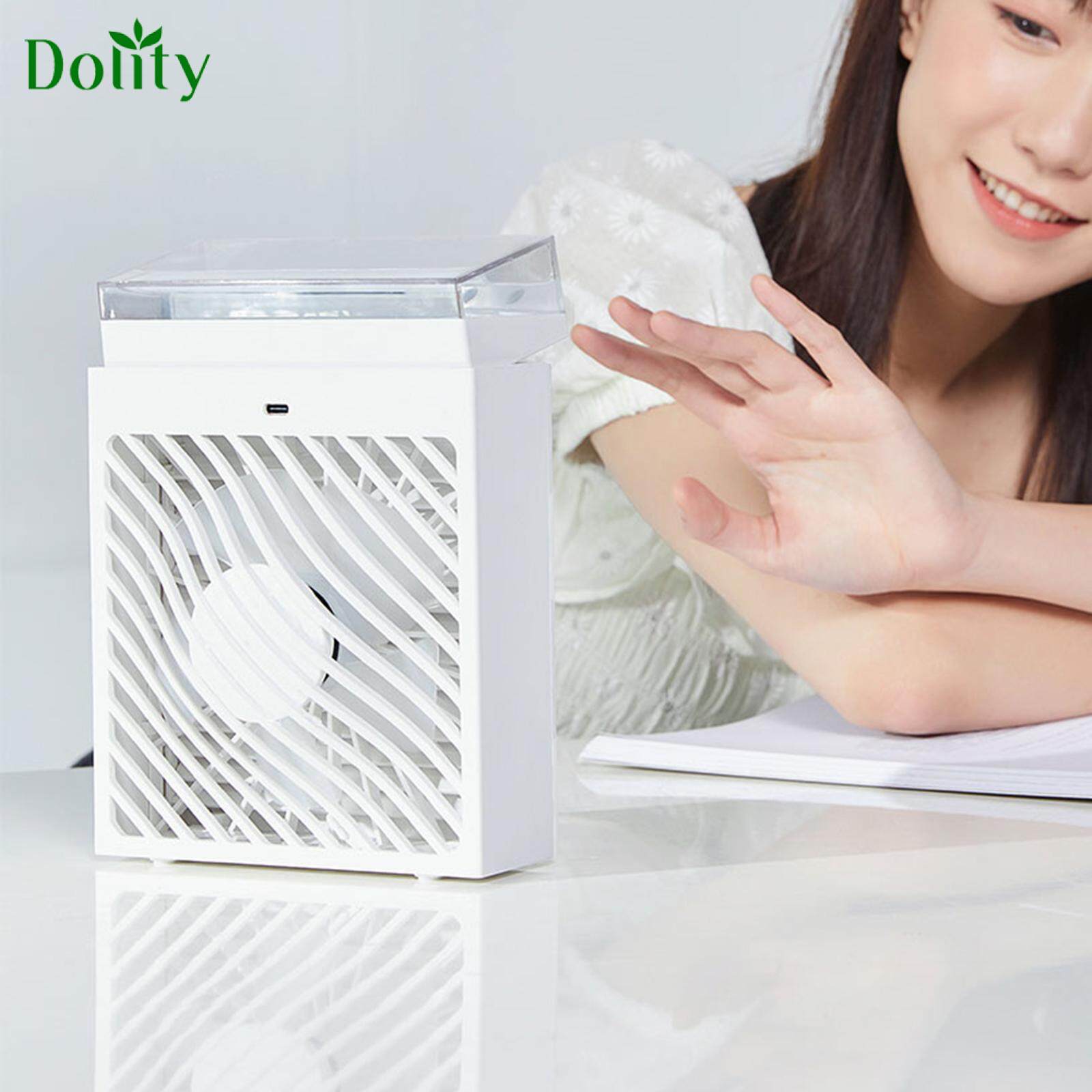 Dolity Wireless Mini Air Conditioner Fan Humidifier W/ Water Tank for ...
