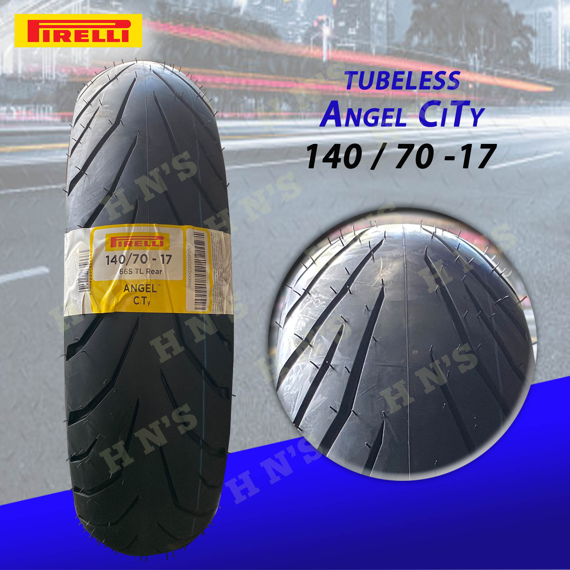 PIRELLI Angel CT RIM 17 Tubeless Tires ( 70/90-17 , 80/80-17 , 80/90-17 ...