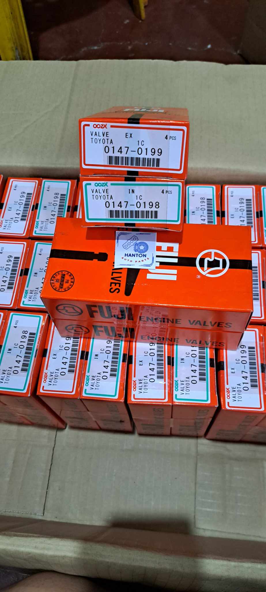 FUJI ENGINE VALVE FOR TOYOTA 1C/2C (0147-0198/0199) SOLD PER SET (JAPAN ...