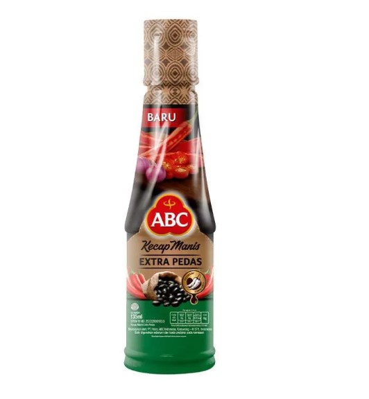 ABC Kecap Extra Pedas 135ml Indonesia Condiments Sweet Spicy Soy Sauce ...