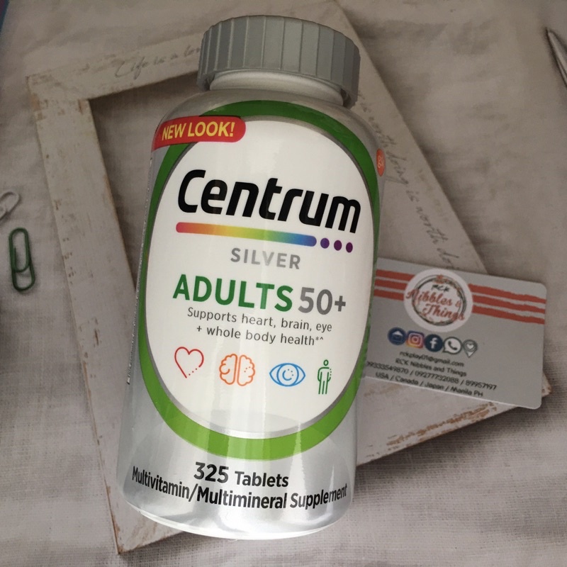 NEW LOOK‼️ Centrum Silver Multivitamin - 325 Tablets - 100% Authentic ...