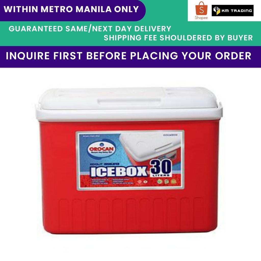 tents Orocan Ice box IceBox Cooler Chest Insulated 30L wfree ice scoop ...