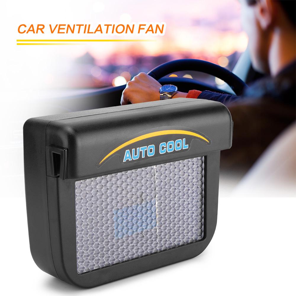 Auto Car Window Air Vent Cooling Fan Solar Powered Motion Auto Air Vent ...