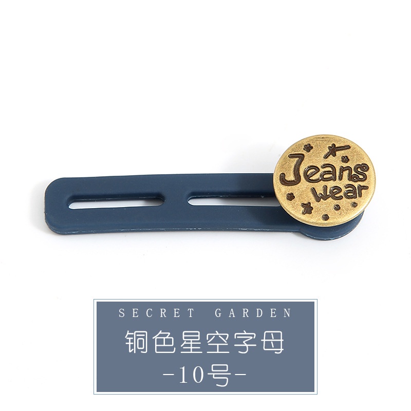 Metal Button Extender for Pants Jeans Waist Extension Snap Nail-free ...