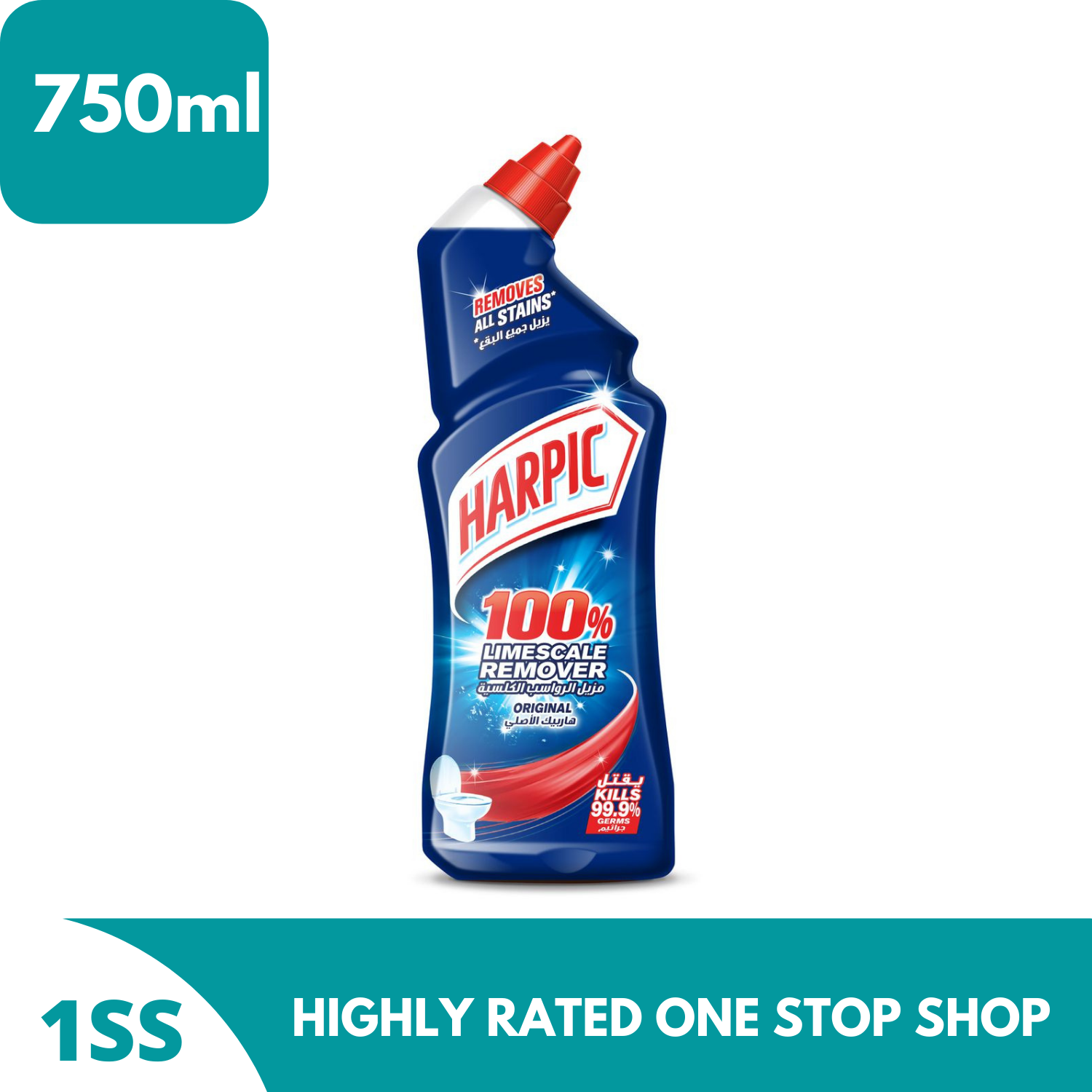 Harpic 100% LIMESCALE REMOVER ORIGINAL 750ml | Lazada PH