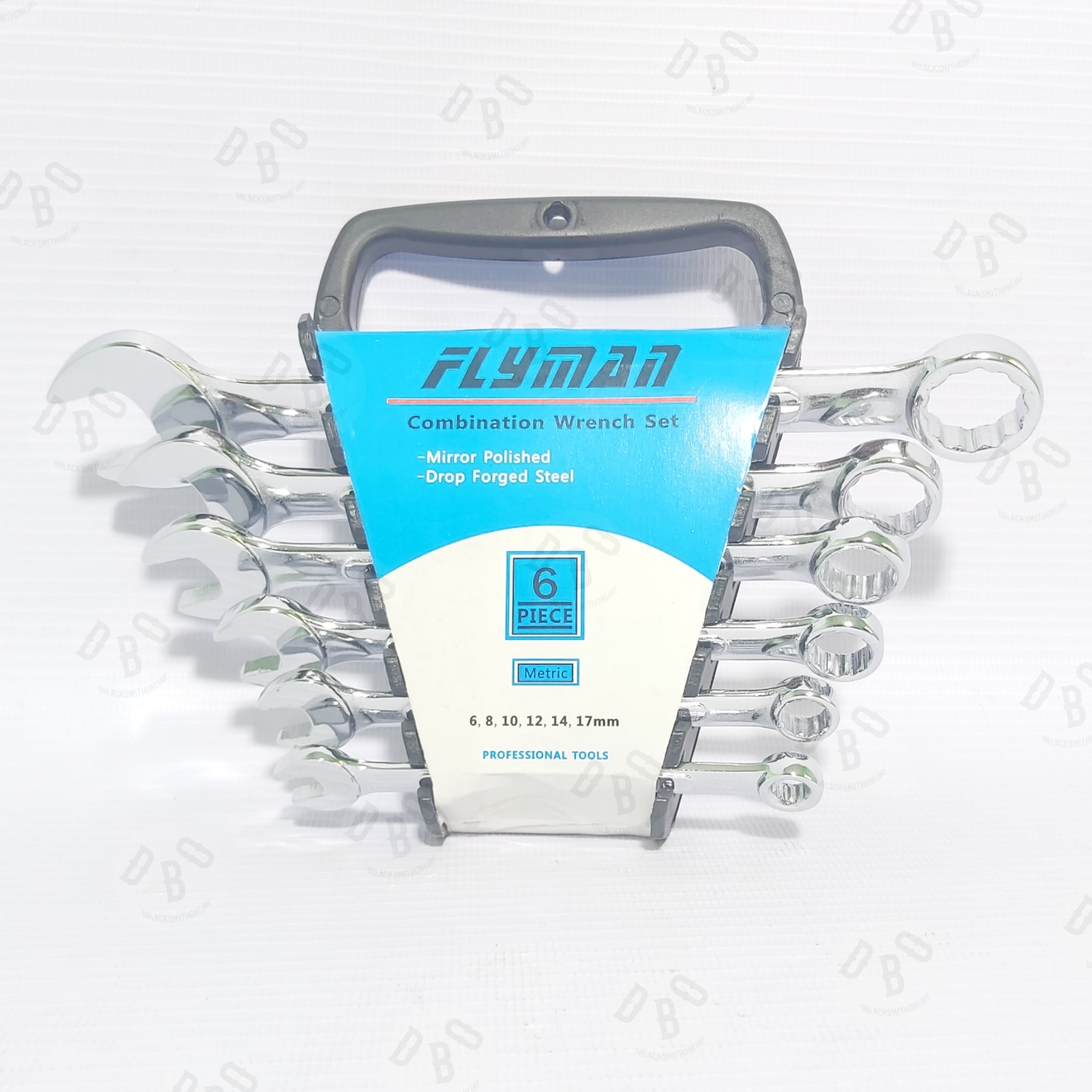 Original Flyman 6 Pcs. Combination Wrench Set (Open & Close) 6-17mm ...