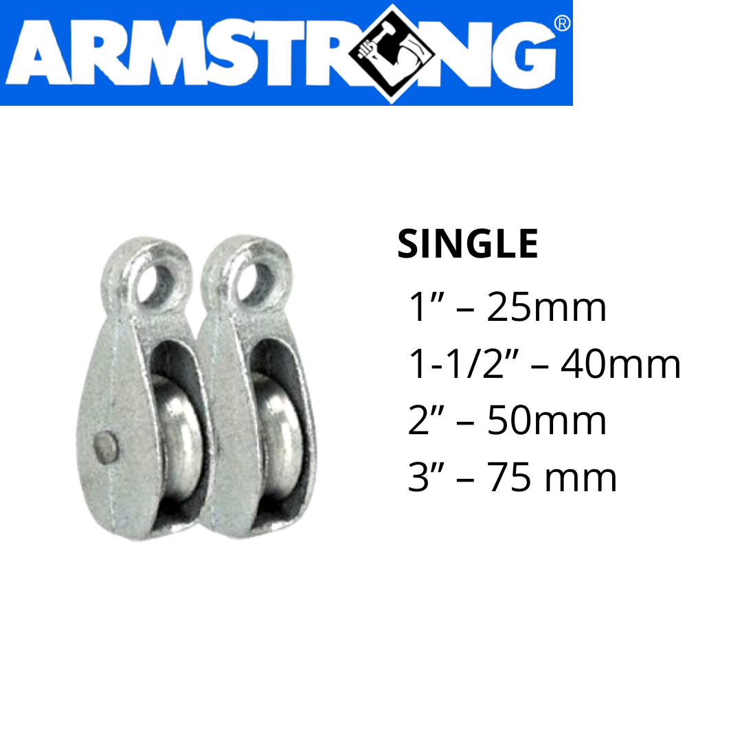 ARMSTRONG TACKLE PULLEY SINGLE DOUBLE | Lazada PH