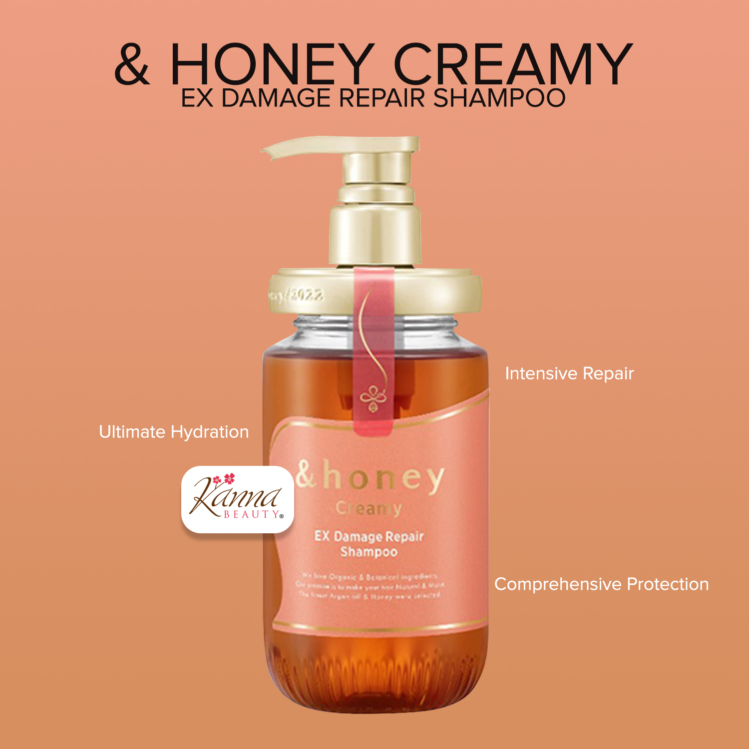 & Honey Creamy EX Damage repair shampoo | Intensive repair | Ultimate ...