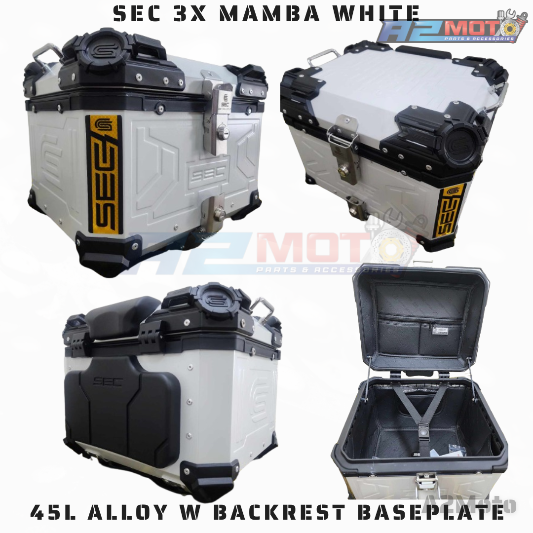 SEC Alloy Top Box 30L 45L EMPEROR V2 3X Mamba Operational Kryptonite ...