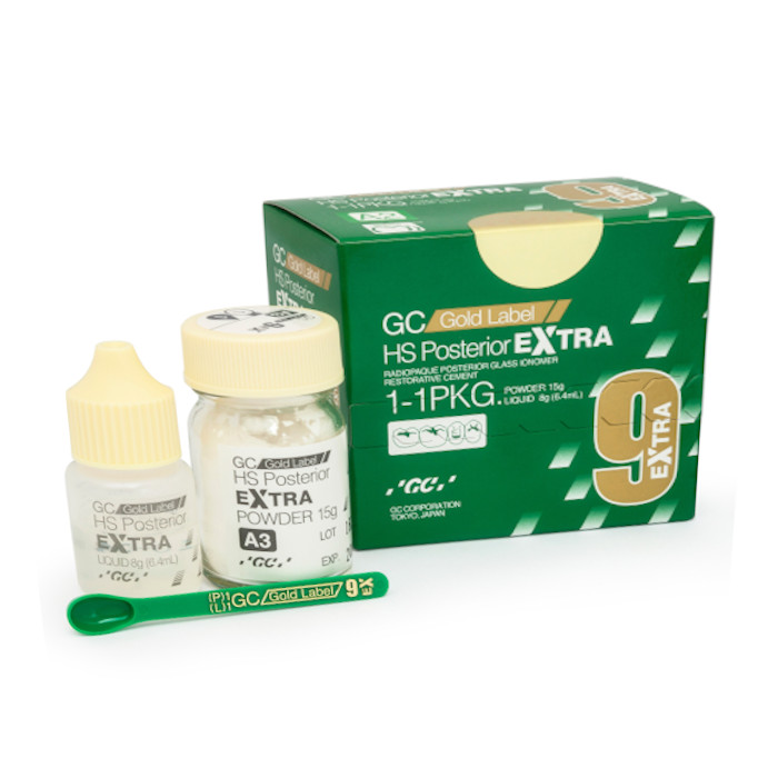 Fuji 9 Standard (Gold Label 9 Extra Radiopaque posterior glass ionomer ...