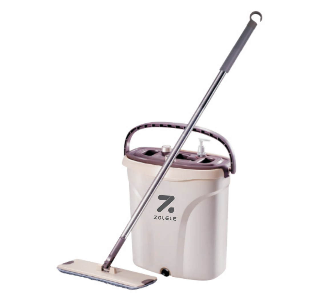 ZOLELE FM01 Mop with Bucket with Squeezer 2 in1 Set Mop for Floor ...