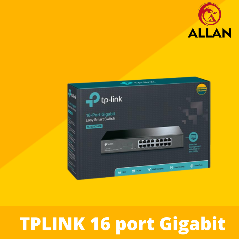 TP-Link TL-SG1016D 16Port Gigabit Desktop/Rackmount Switch Network ...
