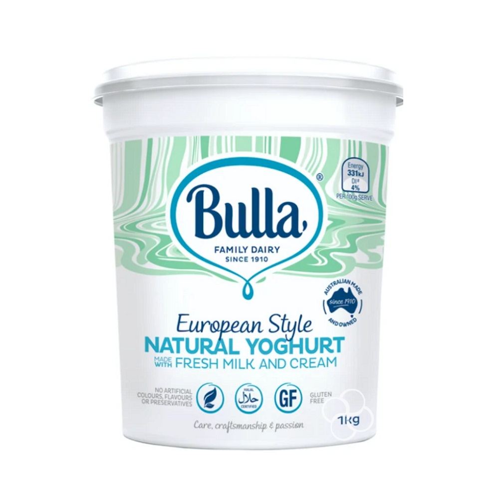 Bulla European Style Natural Yoghurt 1kg | Lazada PH