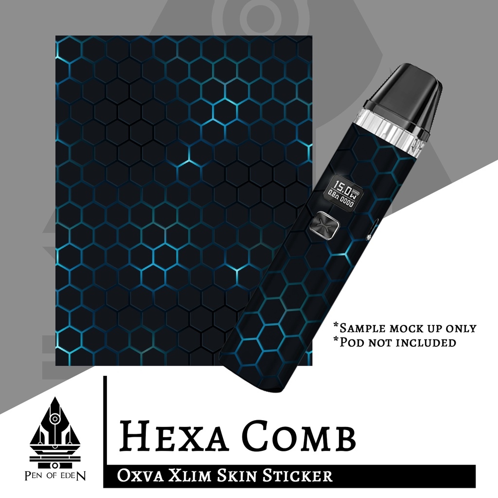 Hexa Comb Oxva Xlim Skin Sticker (STICKER ONLY! DEVICE IS NOT INCLUDED ...