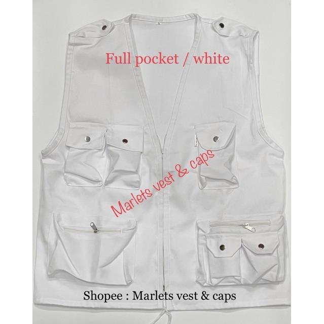 Full pocket Vest TodaBarangay Tanod Chaleco Rescue safety Vest | Lazada PH